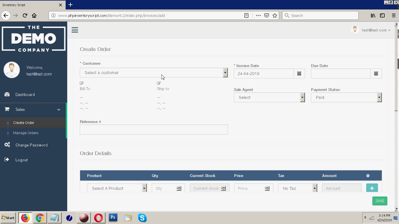 PHP Inventory System - phpinventoryscript.com