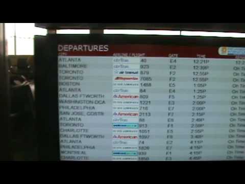 1) Day One: Fort Lauderdale Hollywood Florida Intl Airport