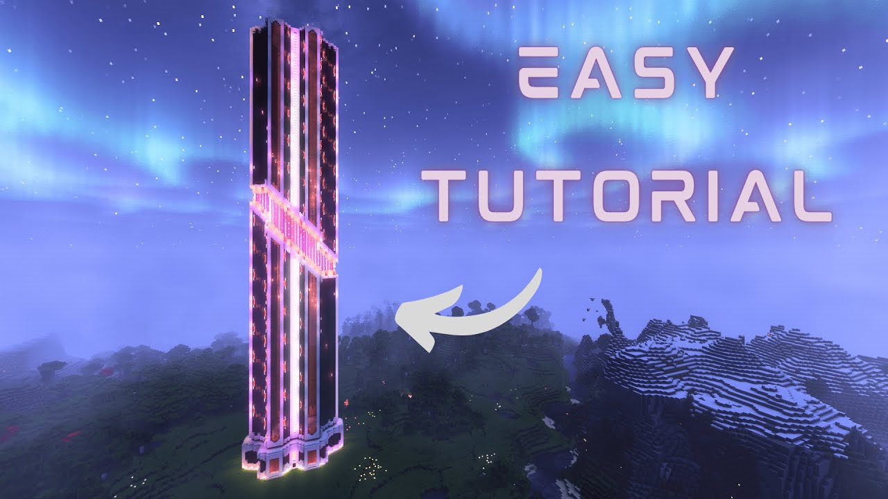 Minecraft: Modern Skyscraper (Easy Tutorial)