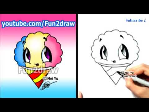 Fun2draw Snow Cone | *Fun2draw Stars* by The Funny Drawers
