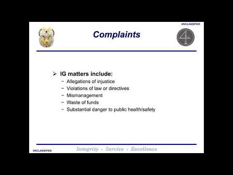 Inspector General Part 1