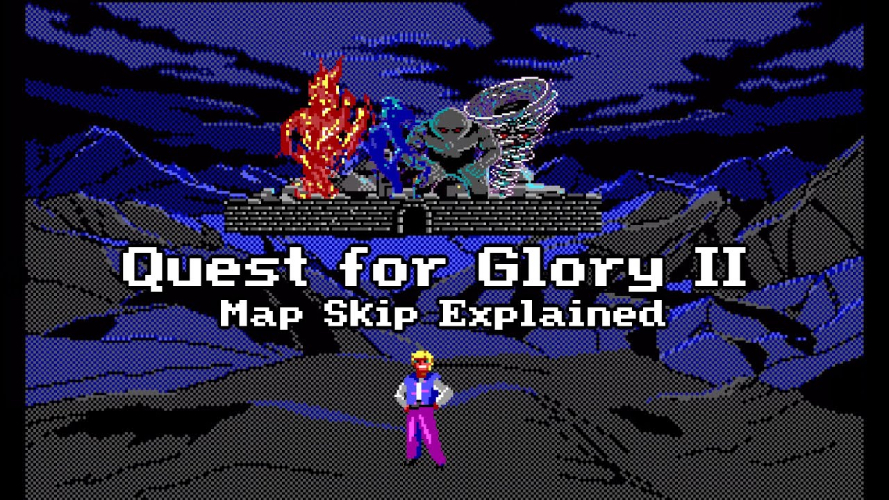 Quest For Glory II: Map Skip explained