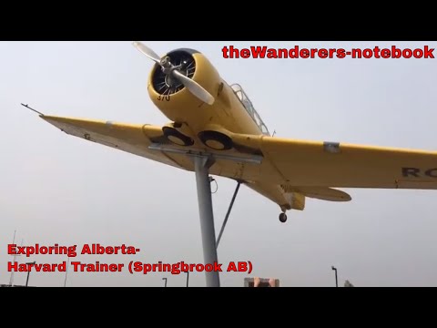 Exploring #Alberta- Harvard Trainer (Springbrook AB)  | theWanderers-notebook