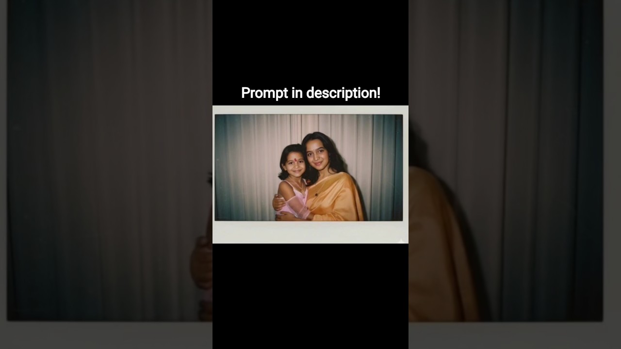 How to Create your own image where you hug your little version 🥺 | Google gemini trend |