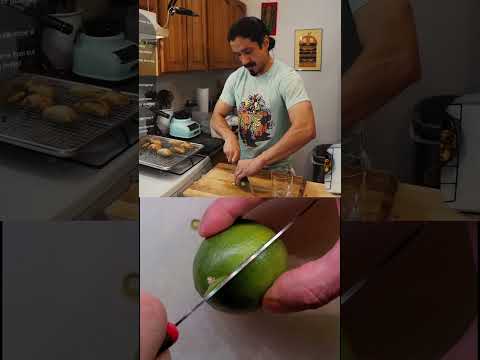 Cutting Lime Wedges for Food and Cocktails!
