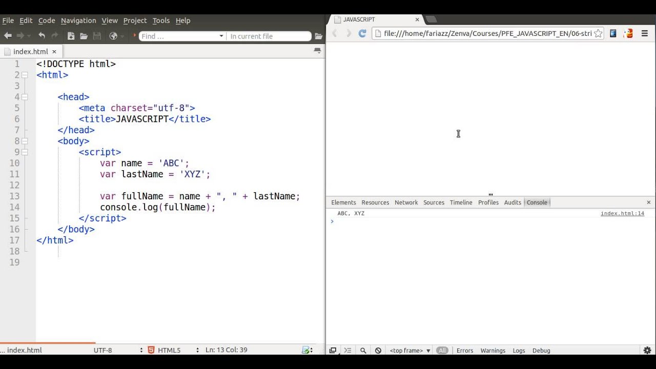 How to Use Strings in JavaScript, Basic Tutorial
