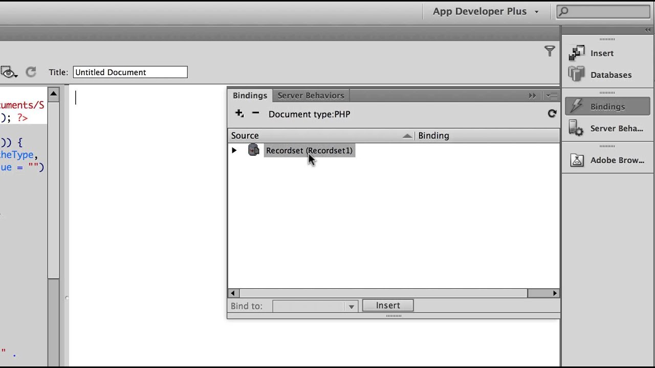Database connection settings - connecting php to database