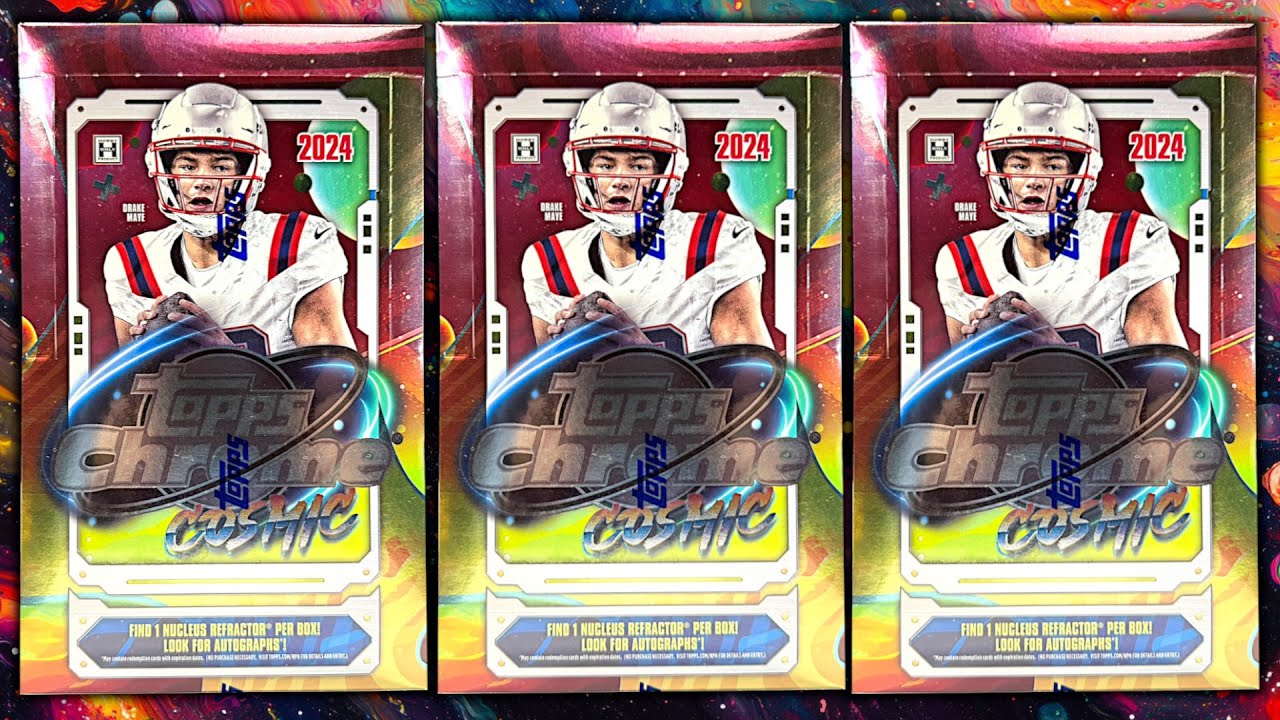 MASSIVE HITS From 2024 Topps Chrome COSMIC Football Cards!!!