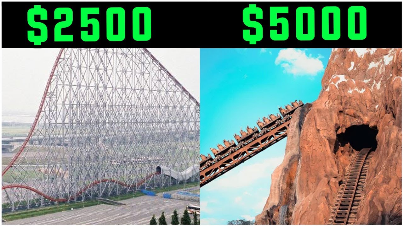 10 Most Expensive Roller Coasters Ever Built!