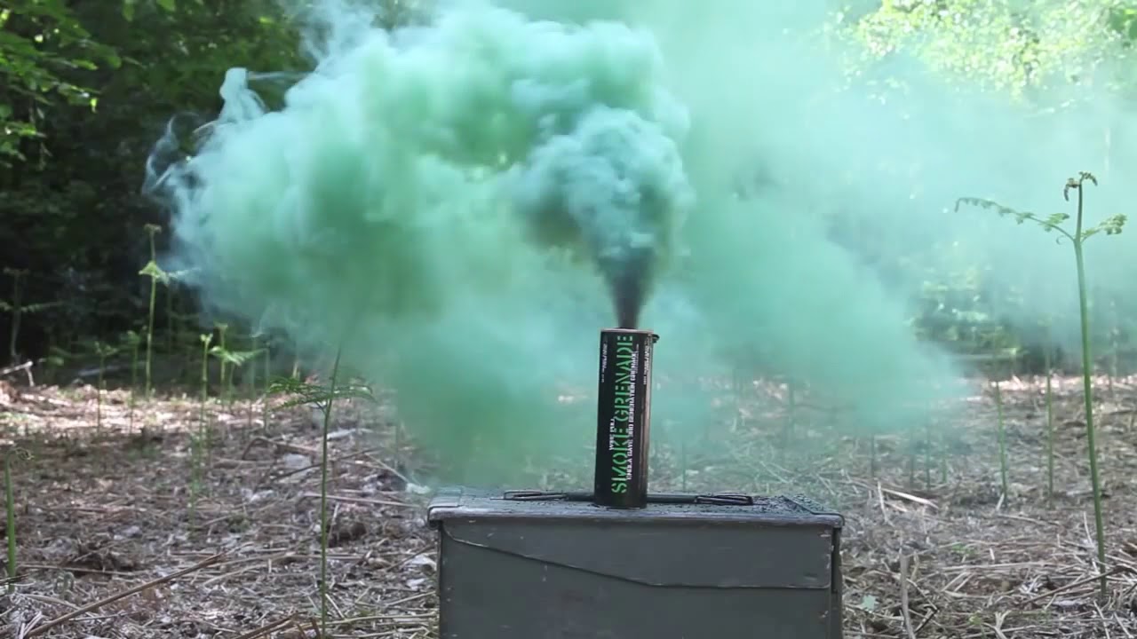 Enola Gaye Wire Pull Smoke Grenade GREEN