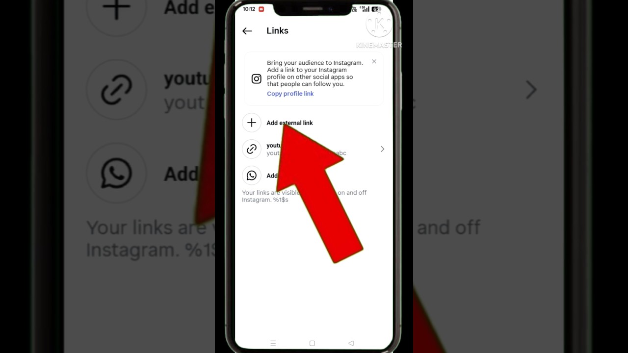 How to copy Instagram profile your link#Instagram #shorts