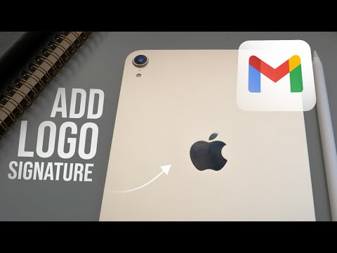 How to Add Logo to Gmail Signature on iPad (tutorial)