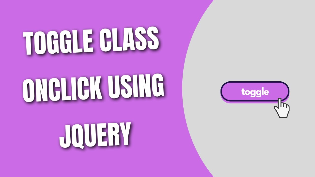 jQuery Toggle Class OnClick [HowToCodeSchool.com]