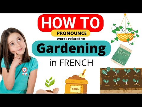 FRENCH VOCABULARY - GARDENING