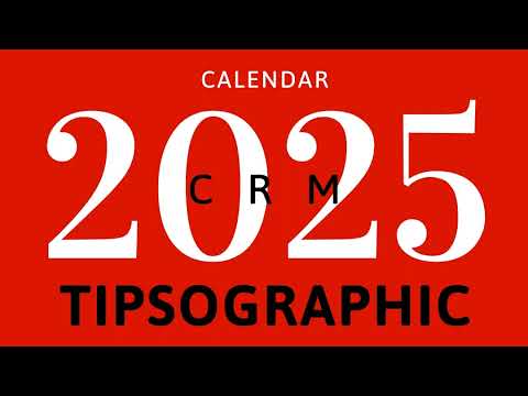 [FREE] Excel / Google Sheets CRM Calendar Template 2025
