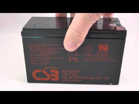 GP1272F2 12 Volt 7.2Ah | Battery Specialist Canada