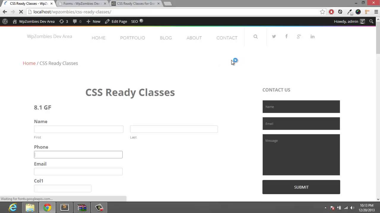 Gravity Forms CSS Ready Classes