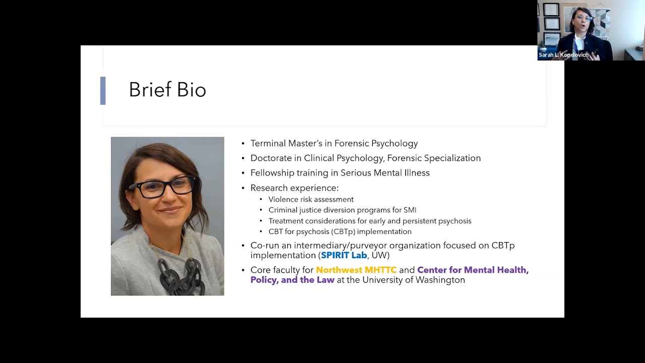 Cognitive Behavioral Therapies for Serious Mental Illness in High Security Settings  | #3/3