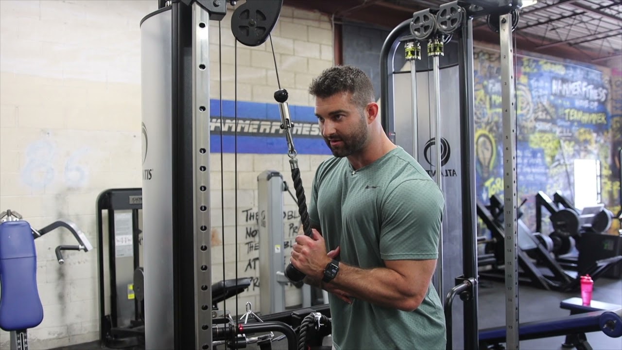 Single Arm Tricep Pushdowns: How To