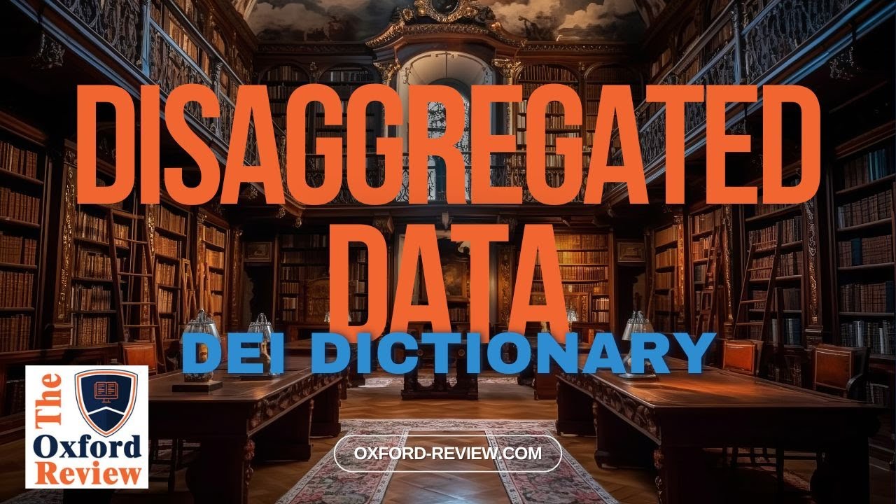 Disaggregated Data