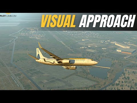 Pilot Visual Approach Explained - [Airline Captain Tips].