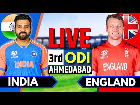 India vs England, 3rd ODI | Live Cricket Match Today | IND vs ENG Live Match Today | Last 33 Overs