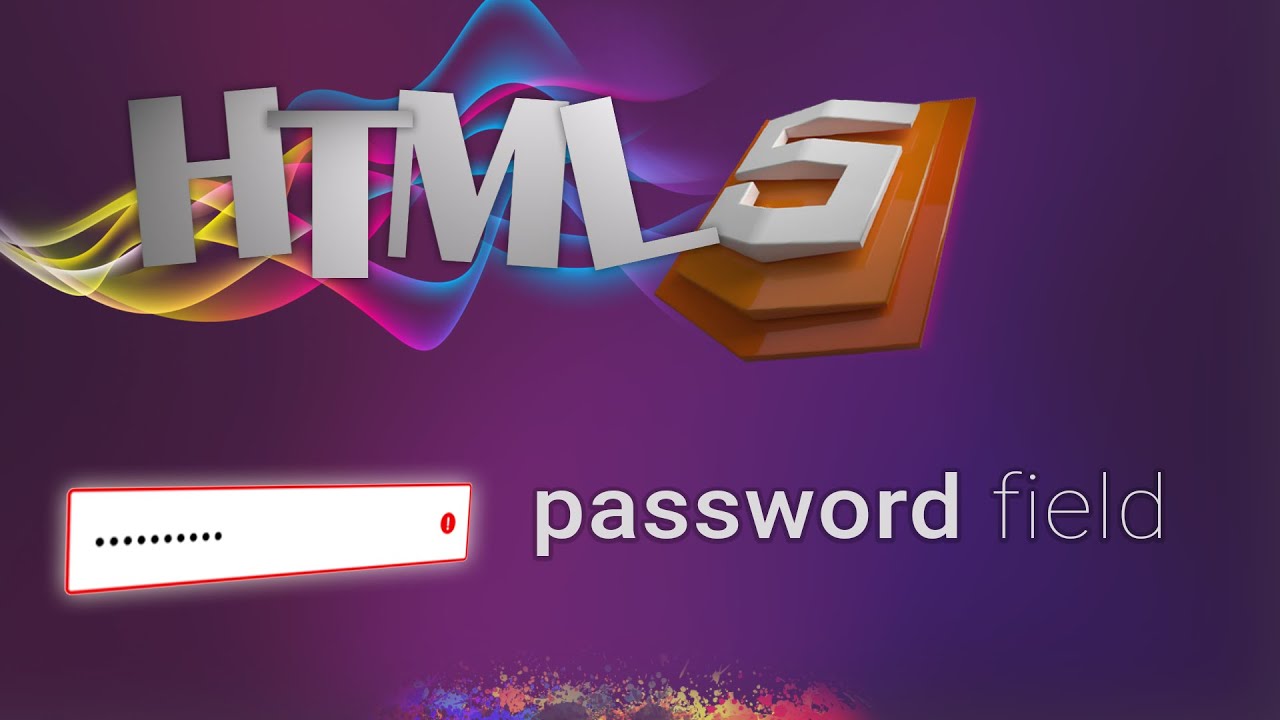 HTML for beginners 37: password input type