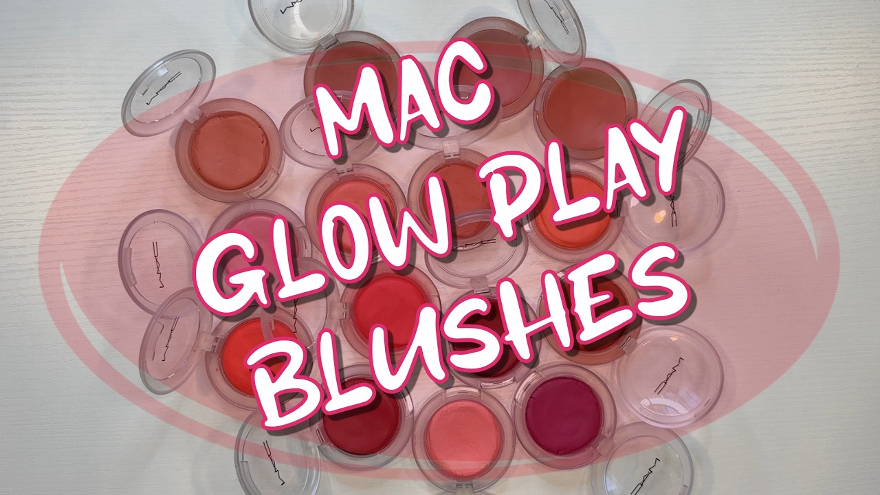 Swatching All MAC Glow Play Blushes