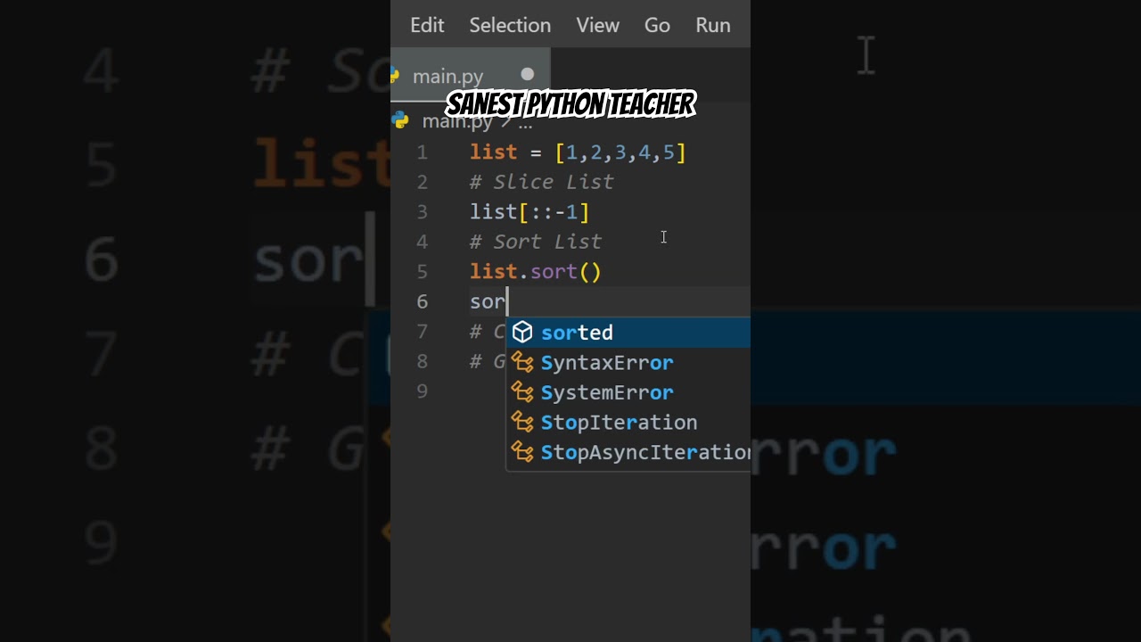 Python list #viral #short  #programming #coding #programmer #developer #code #webdevelopment