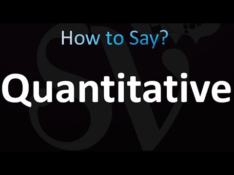 How to Pronounce Quantitative (Correctly!)