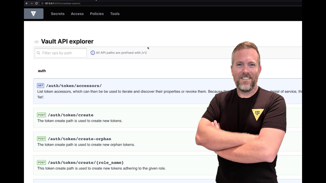 Using the HashiCorp Vault API Explorer