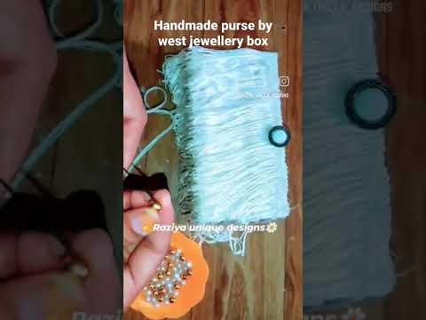 How to make clutch at home /party wear clutch/ west jewellery box clutch