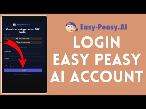 How to Login Into Easy Peasy AI Account (2024) | Sign In to Easy Peasy AI Account
