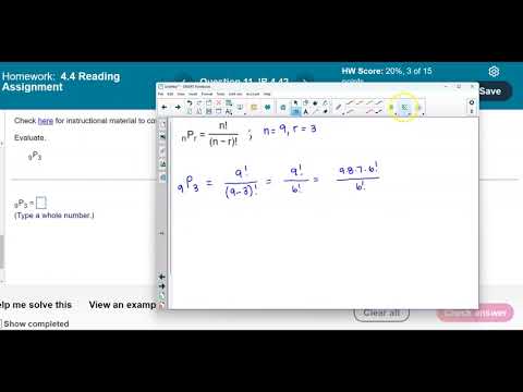 Math 14 HW IR.4.42 Evaluate 9P3