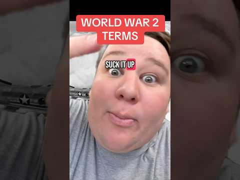 WORLD WAR 2 TERMS AND SLANG #history #usa #wwii #ww2 #worldwar2 #ww2memes #slang #terms #pilot #fly