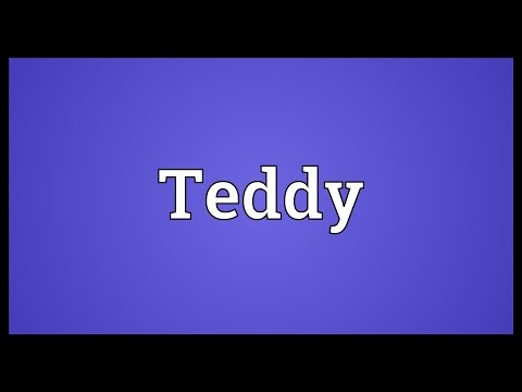 Teddy Meaning