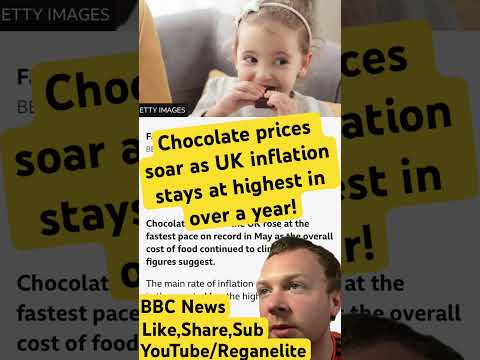 Chocolate prices soar as UK inflation stays at highest in over a year! #news #worldnews #uknews #uk