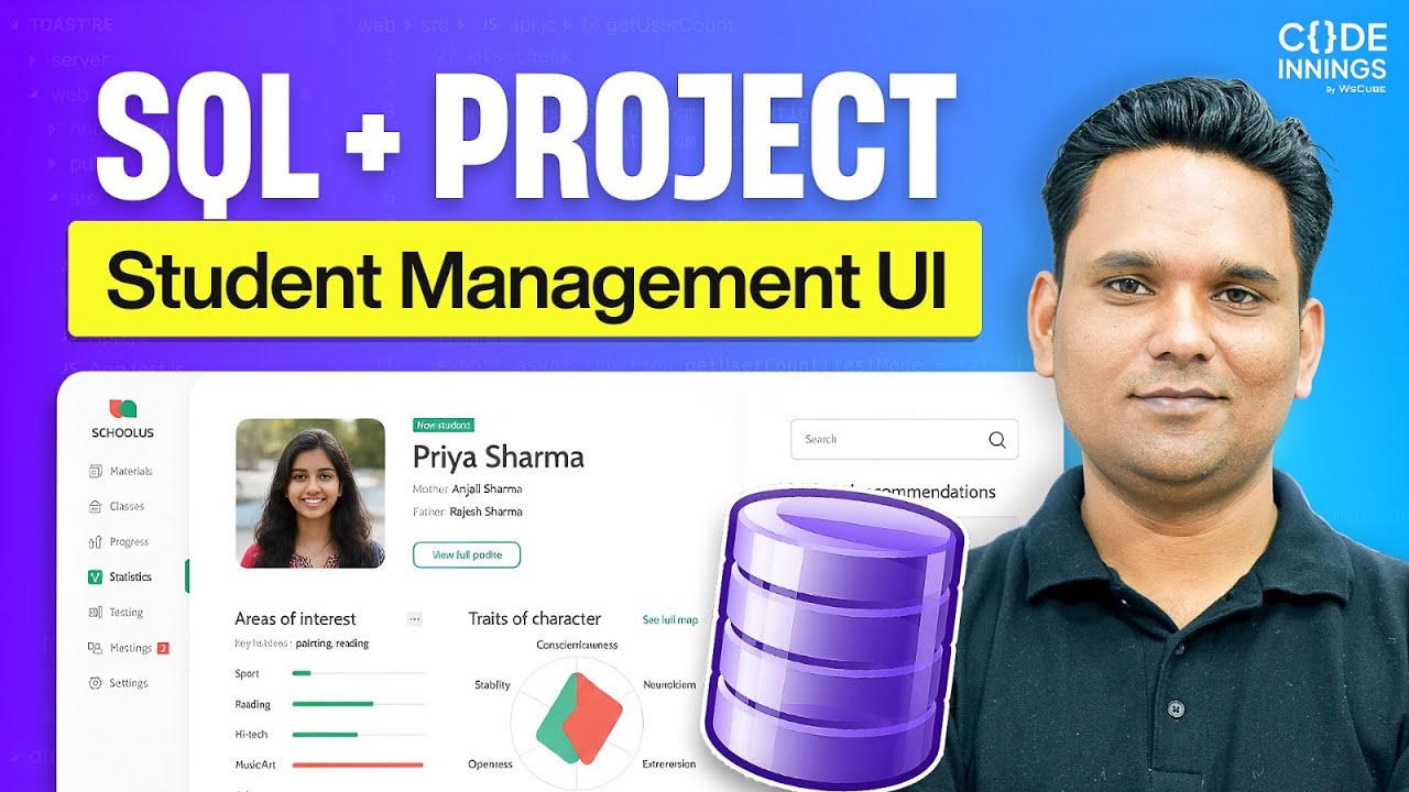 Create Your Own STUDENT Management System with SQL