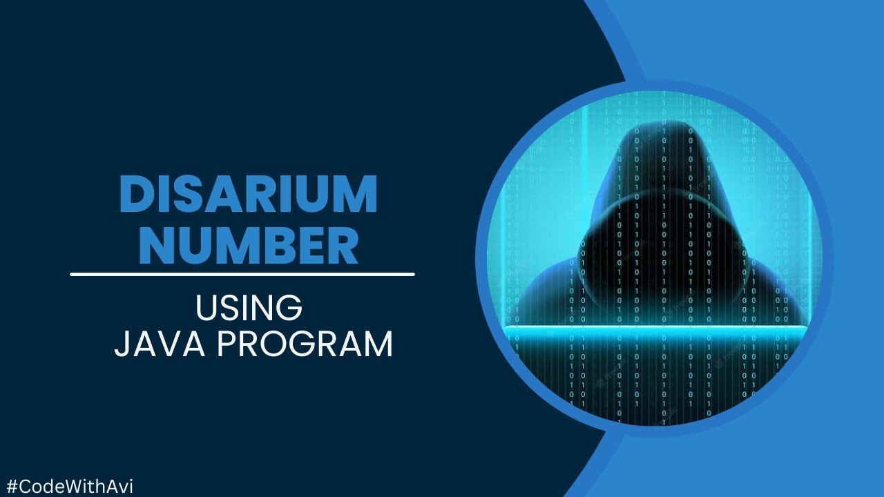 Disarium Number using Java Program | Taking Input from User | Java Program | #codewithavi