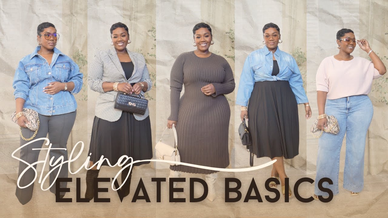 Styling Elevated Basics | Wardrobe Basics for Plus Size Women