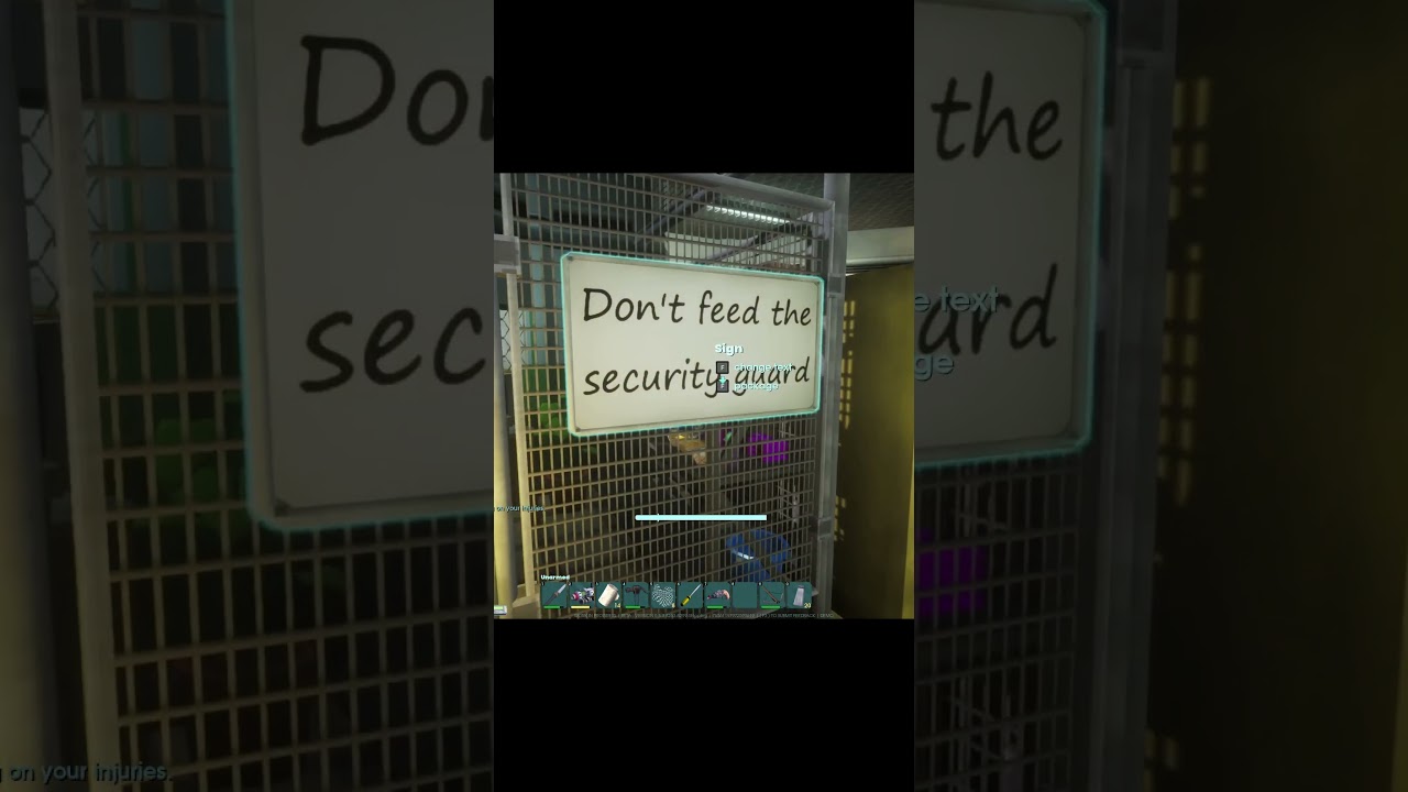 Fitting an entire base in Warren's security booth - Abiotic Factor #shorts