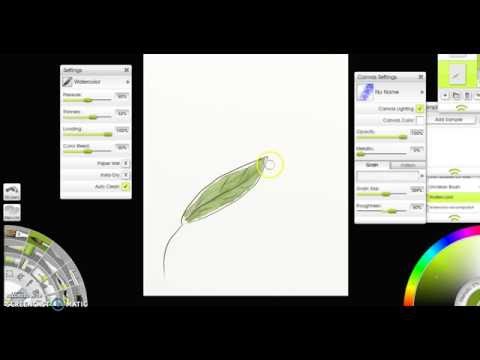 ArtRage4 Demo: How to Create a Transparent PNG Leaf Motif