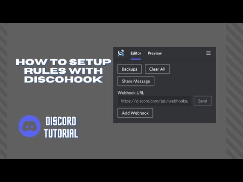 How To Setup Rules With Discohook? | Tutorial Discord 2023