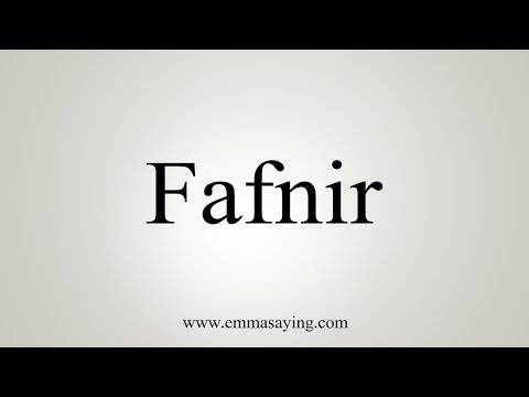 How To Say Fafnir
