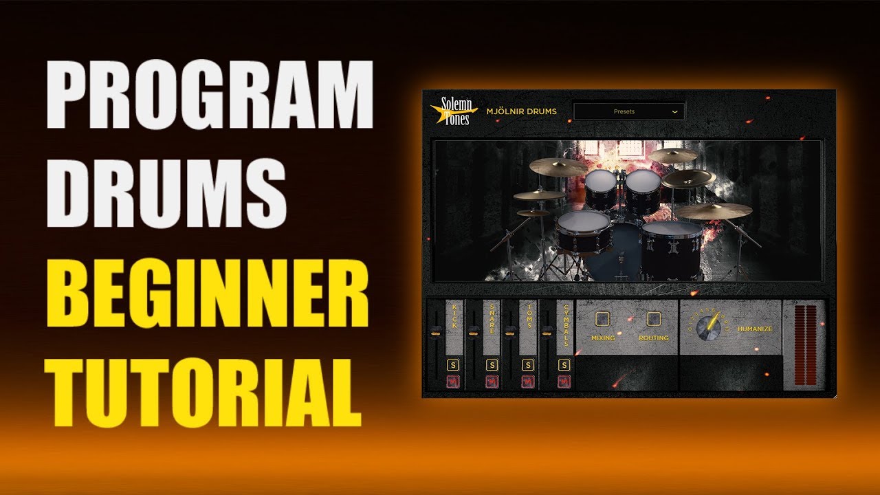 Beginner Tutorial: Programming Drums