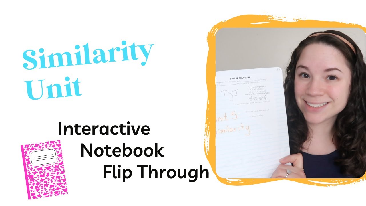 Similarity Unit - High School Geometry Interactive Notebook Flipthrough