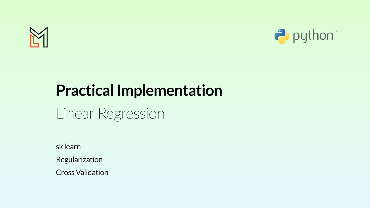 Linear Regression Practical Implementation using Python
