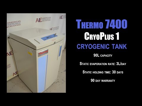 Thermo CryoPlus 1 AutoFill Cryogenic Storage Tank (1816A CRYOGEN)