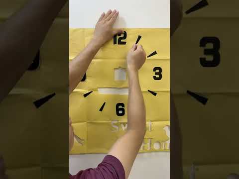 3D Wall Clock, Mood Wall Sticker, Deer