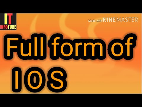 Full form of IOS | what is ios